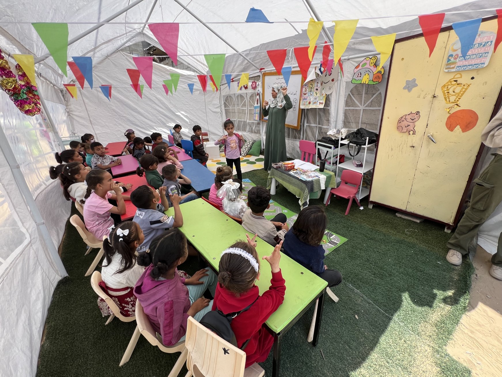 Tent schools in Gaza: Fighting for education in the shadow of war ...