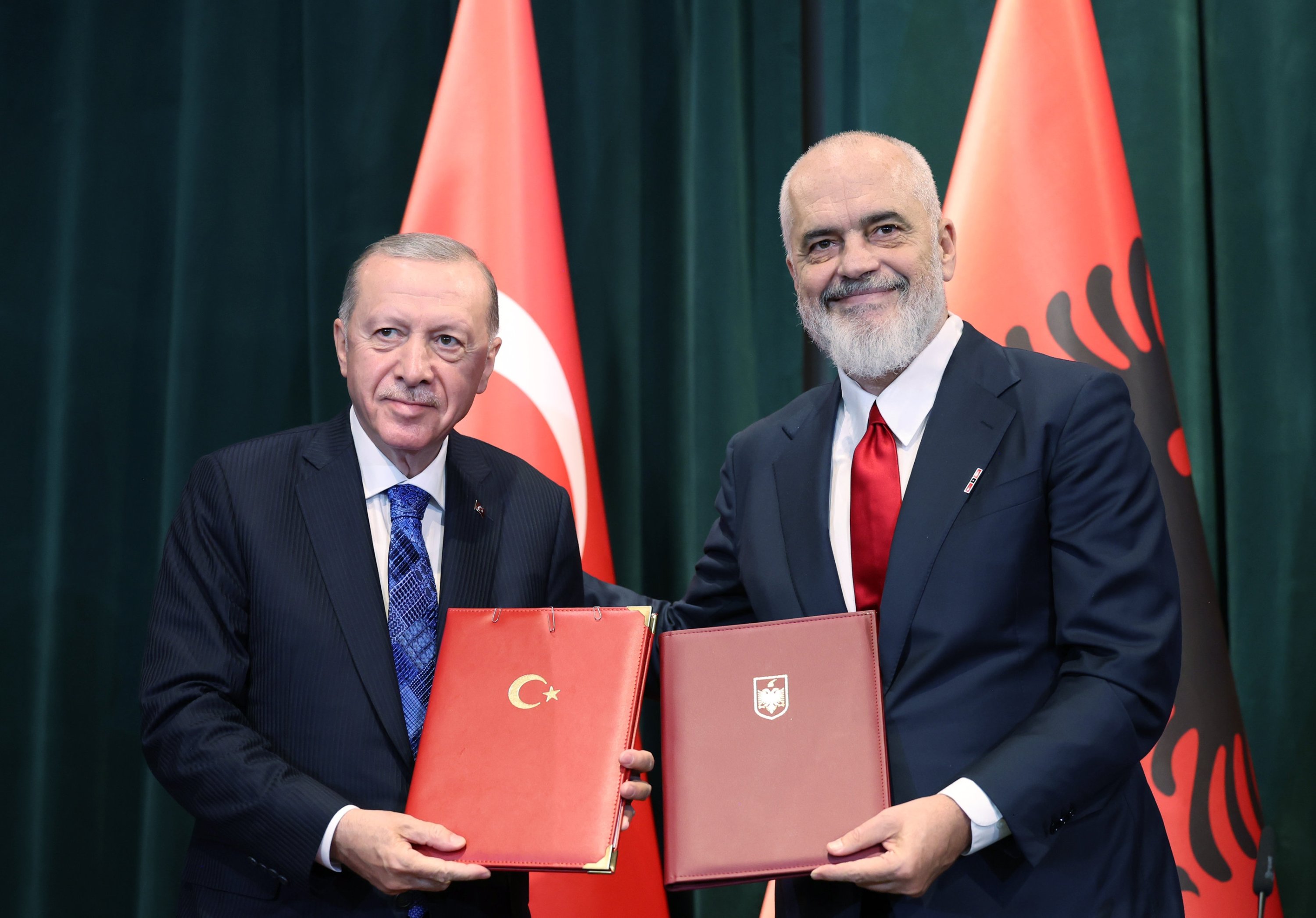 Erdoğan, Rama focus on defense, fight against terrorism | Daily Sabah