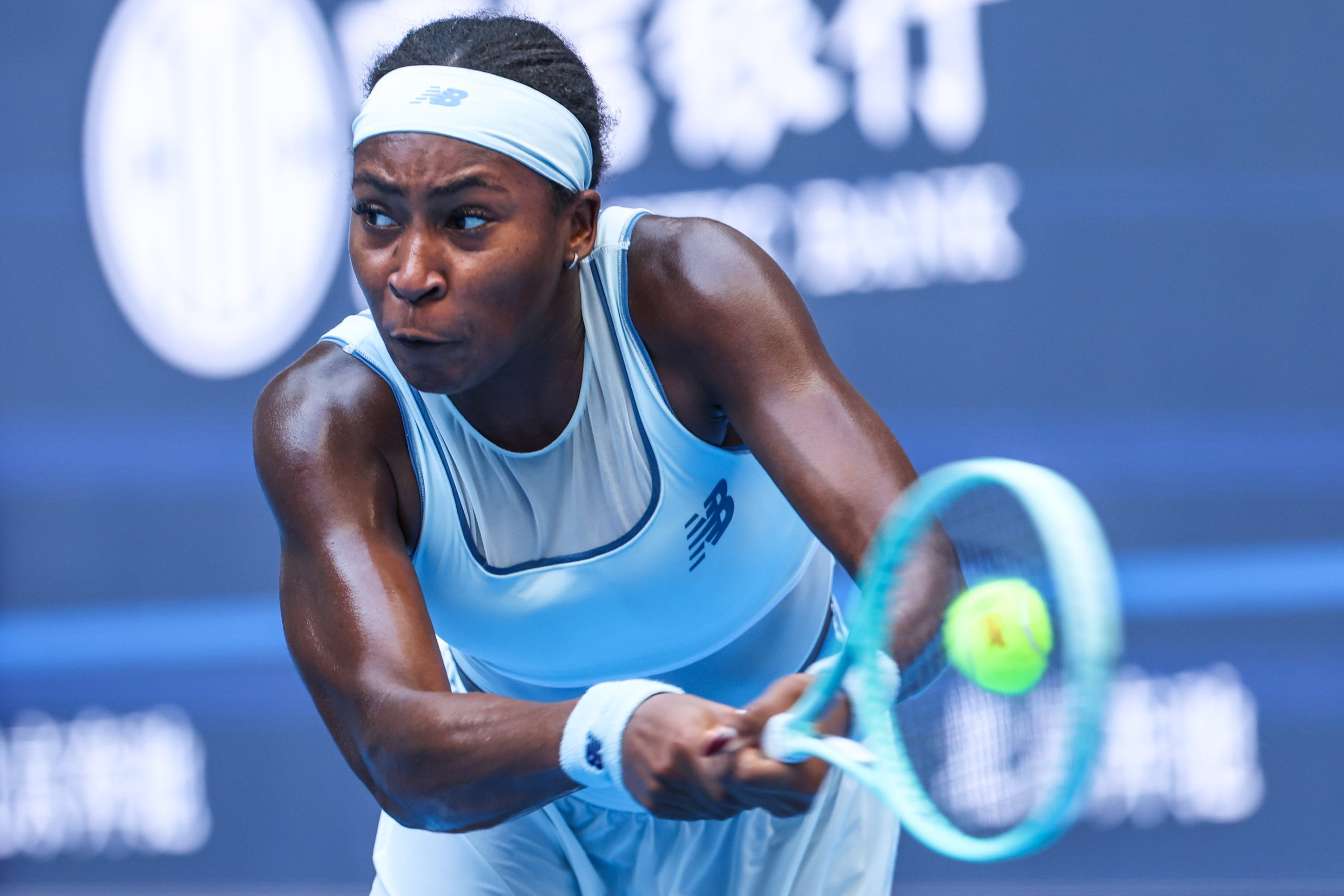 Holder Gauff labors to keep China Open title defense alive | Daily Sabah